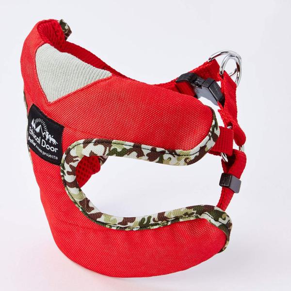 【商品名】　ペティオ (Petio) Ethical Door エシカルドア 迷彩ベストハーネス レッド 犬 SS サイズ 【商品説明】　・原産国:中華人民共和国・本体サイズ (幅X奥行X高さ) :15×5×18cm・本体重量:0.06kg...