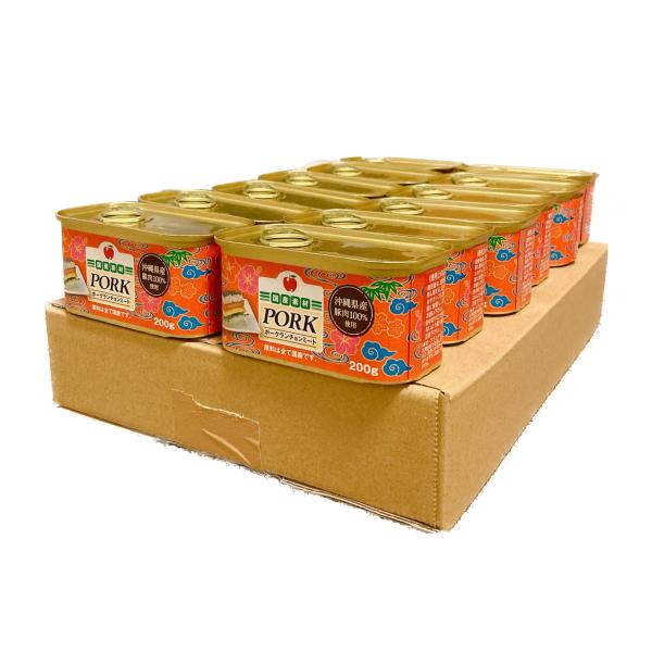 【商品名】　沖縄ホーメル コープポークランチョンミート１２缶入り（生活協同組合コープおきなわPB商品） 【商品説明】　・200g×１２缶・ケース販売！・サイズ: 200g(x 12) 【サイズ】　高さ : 6.80 cm　横幅 : 21.0...