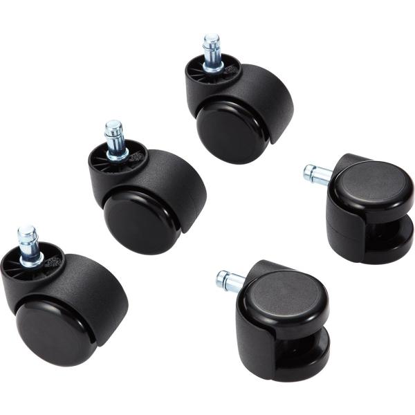 【商品名】　ナカバヤシ OAチェア用オプション ウレタンキャスター ブラック CA-CU01BK 【商品説明】　・キャスター:5個入り・本体重量:520g・材質:ナイロン(車輪ウレタン巻き) 【サイズ】　高さ : 5.20 cm　横幅 : ...