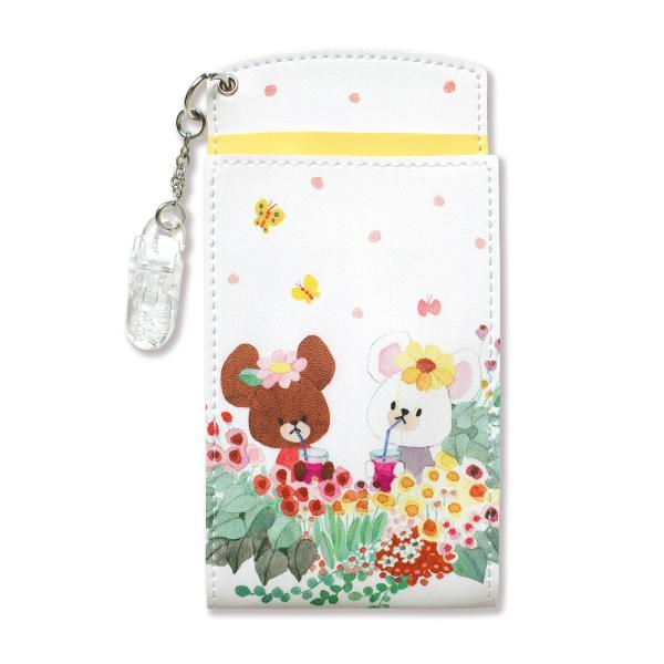 【商品名】　セントレディス くまのがっこう 胸ポケット用ペンケース colorful days イエロー ST-ZKU0021 【商品説明】　・素材：合皮・スチール・プラスチック・落下防止クリップ付、オープンポケット×１、 仕切り×1、マチ...