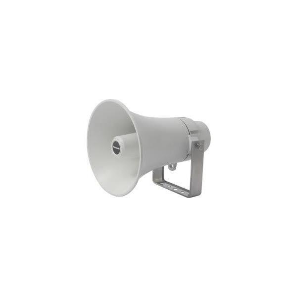 【商品名】　パナソニック 10Wトランペットスピーカー WT-HS110 【商品説明】　・ホーンマウスはASA樹脂製、取付金具、ねじ類はステンレス製で、耐蝕性・耐候性に優れています。・広報・案内放送などに適した明瞭性の良いトランペットスピー...