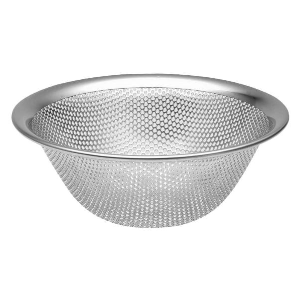 【商品名】　柳宗理 Sori Yanagi 水切りの良さと洗いやすさを追求したパンチングストレーナー 燕三条 ステンレス製ざる 16cm 1枚板をパンチ 【商品説明】　・18-8ステンレス鋼・パッケージ重量:18.14・外寸:直径164X高...