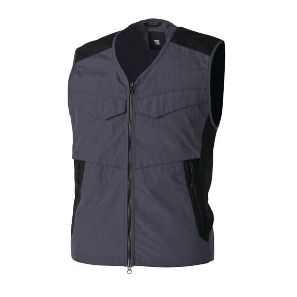 【商品名】　TS DESIGN(ティーエスデザイン) DELTA ナイロン ワークベスト 春夏用 5438 25 チャコールグレー M 【商品説明】　・春夏用 【サイズ】　高さ : 3.00 cm　横幅 : 40.00 cm　奥行 : 60...