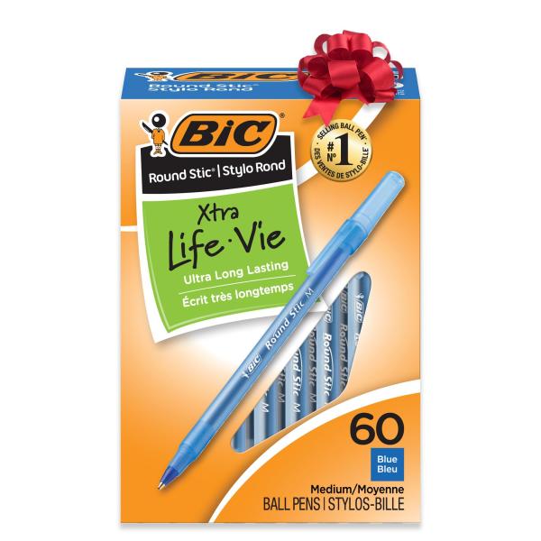 【商品名】　BIC 丸型 スティック 長寿命 ボールペン ミディアムポイント 60 Count 【商品説明】　 【サイズ】　高さ : 7.11 cm　横幅 : 11.10 cm　奥行 : 15.80 cm　重量 : 290.0 g　※梱包時...
