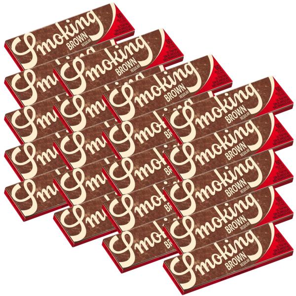 【商品名】　smoking スモーキングブラウン 手巻き用シングルペーパー 60枚入り 5.10.20個セット (20個セット) 【商品説明】　 【サイズ】　高さ : 1.70 cm　横幅 : 7.40 cm　奥行 : 23.60 cm　重...