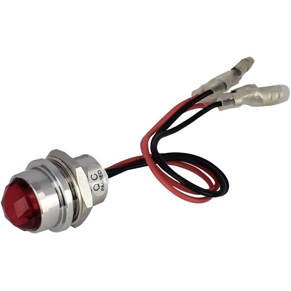 【商品名】　ジェットイノウエ(JET INOUE) LEDパイロットランプ ハイパワー DC24V専用 1個 トラック レッド/レッド 528246 【商品説明】　・LEDパイロットランプ 24V レッド/レッド 【サイズ】　高さ : 2....