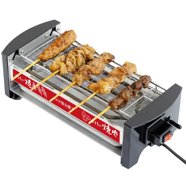 【商品名】　三ッ谷電機 屋台横丁 卓上焼き鳥 焼肉 海鮮焼き 牛たん 家庭用 電気七輪 卓上 電気コンロ 【商品説明】　・コード長さ : 約1.5m・メーカー型番:MYT-800-N・定格電圧 : AC100V 50/60Hz（日本国内専用...