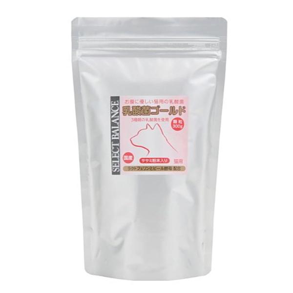 【商品名】　セレクトバランス 乳酸菌ゴールド 猫用 顆粒 300g 【商品説明】　 【サイズ】　高さ : 7.00 cm　横幅 : 13.80 cm　奥行 : 22.80 cm　重量 : 320.0 g　※梱包時のサイズとなります。商品自体...