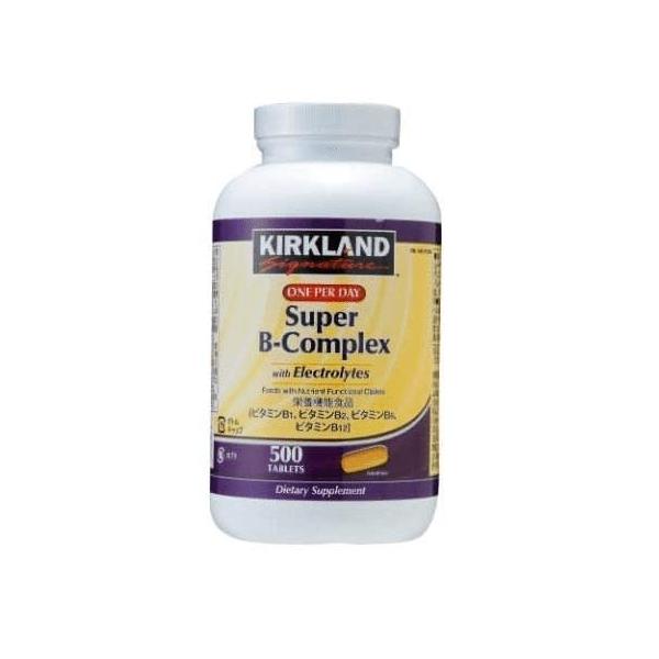 【商品名】　カークランドシグネチャー ビタミンB コンプレックス 500粒 【商品説明】　・【内容量】483g（965mgx500粒）・【原材料名】食塩、マルトデキストリン／セルロース、V.C、塩化K、V.B1、加工デンプン、微粒二酸化ケイ...