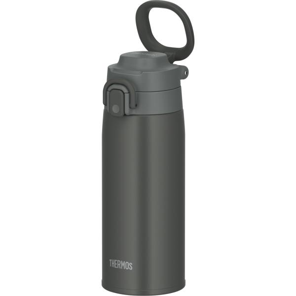 【商品名】　サーモス 水筒 真空断熱ケータイマグ キャリーループ付き 550ml ダークグレー JOS-550 DGY 【商品説明】　・ちょっとした持ち歩きに便利なキャリーループ付きのワンタッチタイプ・保温効力:69℃以上（6時間）/ 保冷...