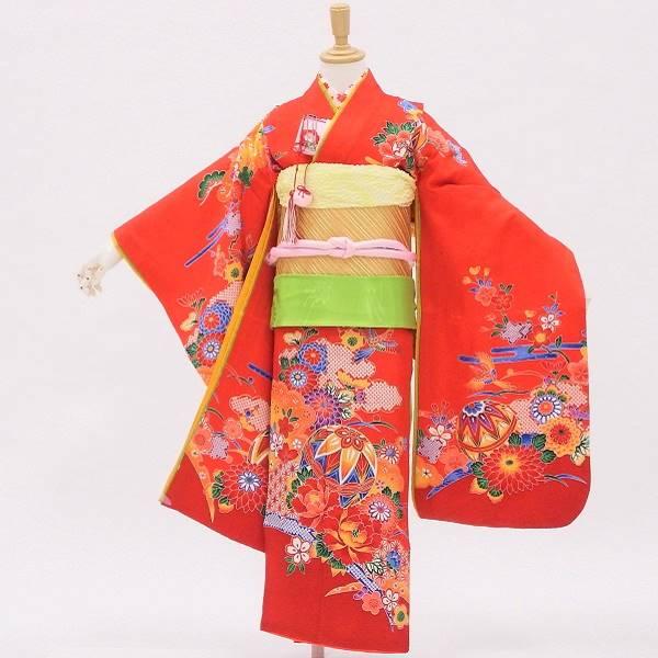 ■素材着物(表地)：正絹(裏地)：交織■セット内容・着物（重ね衿付き）・長襦袢（刺しゅう半衿付き）・祝帯（手で結ぶ用の長い一本の帯です）・帯揚・志古貴・五点セット（帯〆・草履・バッグ・箱迫・末広）・帯枕・帯板・三重仮紐・伊達〆1本・腰紐4本...