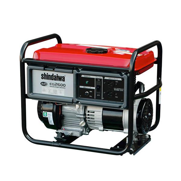 ■高負荷時の起動もスムーズな100V2.6kVAのハイパワー設計!■丈夫な高耐久設計 現場移動が楽な軽量43kg ■大型燃料タンクで長時間連続運転5.0時間可能●発電定格電圧:単相100V●発電周波数:50Hz●発電定格出力:2.6kVA●...