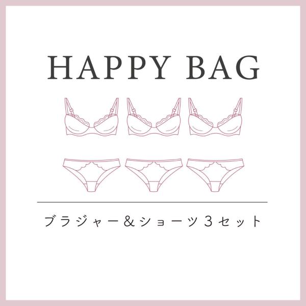 ブラジャーとペアショーツが揃って3本も入ったお買い得ブラジャー・ショーツセット。※お１人様につき1セットまでの販売とさせていただきます（サイズ違いも不可）２セット以上のご注文の場合は勝手ながらキャンセルとさせていただきます。※色、柄、バリエ...