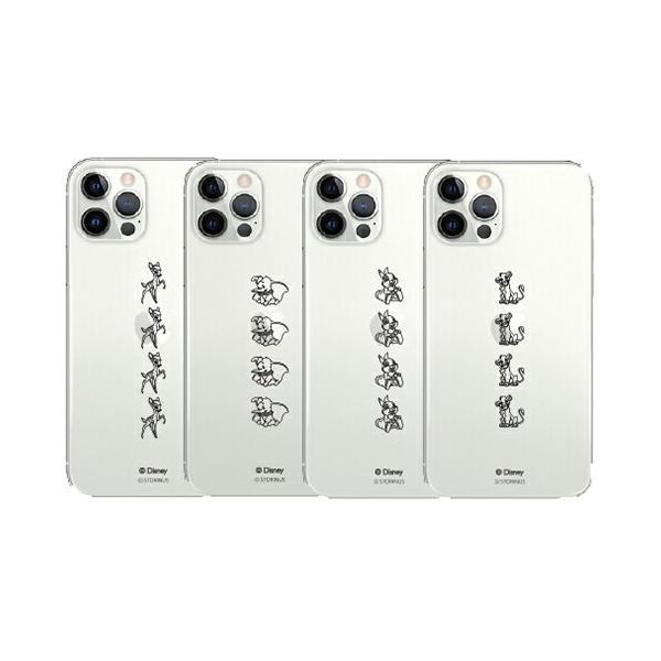 ◎商品名および型番 : Disney ディズニー バンビ ダンボ とんすけ ライオンキング シンバ Animals Simple Line Clear Jelly iPhone 12 mini iPhone 12 iPhone 12 Pro...