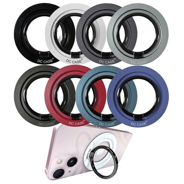 【商品名】DC メタルリング Magsafe 対応 スマホスタンド 強力磁石仕様 かわいい スマホグリップ グリップホルダー スマホリング シンプル スタンド ホルダー 落下防止 携帯スタンド スマホ グリップスタンド マグセーフ対応【材質...