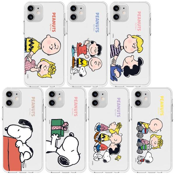 【商品名】ピーナッツ スヌーピー ベストフレンズ iPhone Galaxy 透明ゼリー ケース カバー スマホケース PEANUTS SNOOPY BEST FRIENDS Clear Jelly Case Cover【対応機種】iPho...
