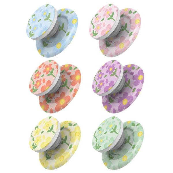 【商品名】フラワードローイング Magsafe 対応 スマホスタンド 強力磁石仕様 かわいい スマホグリップ グリップホルダー スマホリング シンプル スタンド ホルダー 落下防止 携帯スタンド スマホ グリップスタンド マグセーフ対応 F...