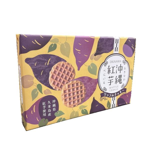 紅芋本来のやさしい甘み。名称：菓子原材料名：小麦粉(国内製造)、マーガリン、砂糖、紅芋パウダー、鶏卵、カスタードクリーム、食塩/乳化剤、着色料(アントシアニン、カロテン)、香料、調味料(アミノ酸等)、膨張剤 一部に小麦・卵・乳成分・大豆を含...