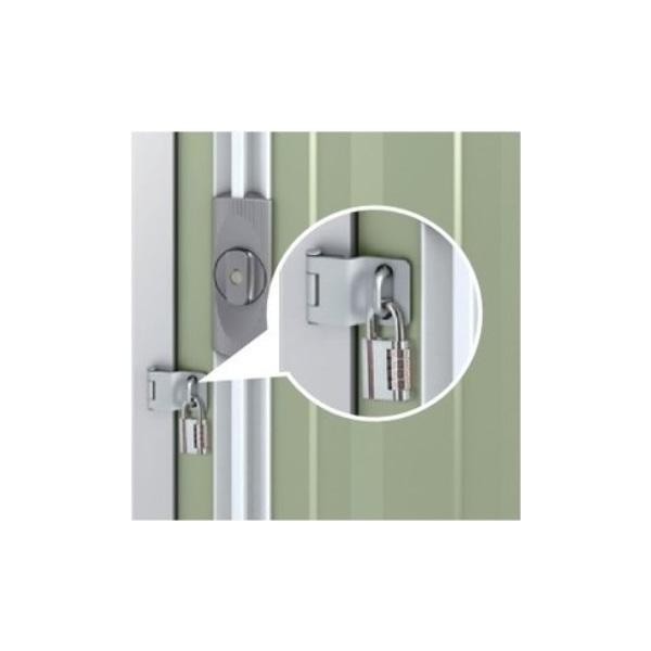 公共の場所や学校などで使用する場合に南京錠やナンバー錠が使用できるよう掛金を用意しました。★錠は市販品をご利用下さい。★直径7ｍｍと10ｍｍの穴あけ加工が必要です。納期の目安：10営業日前後となります。※原則キャンセルは、受け付けておりませ...