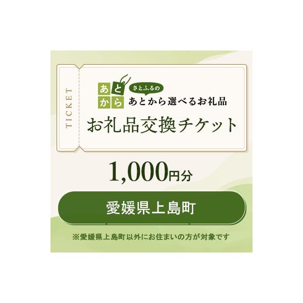 ■お礼品詳細　・配送種別：通常　・提供元：お礼品交換チケット（愛媛県上島町）■お申し込み・配送・その他　・発送時期：お礼品交換チケットはご入金完了から90分以内に付与します。チケット保有状況は、さとふるサイト内のあとから選べるお礼品ページに...