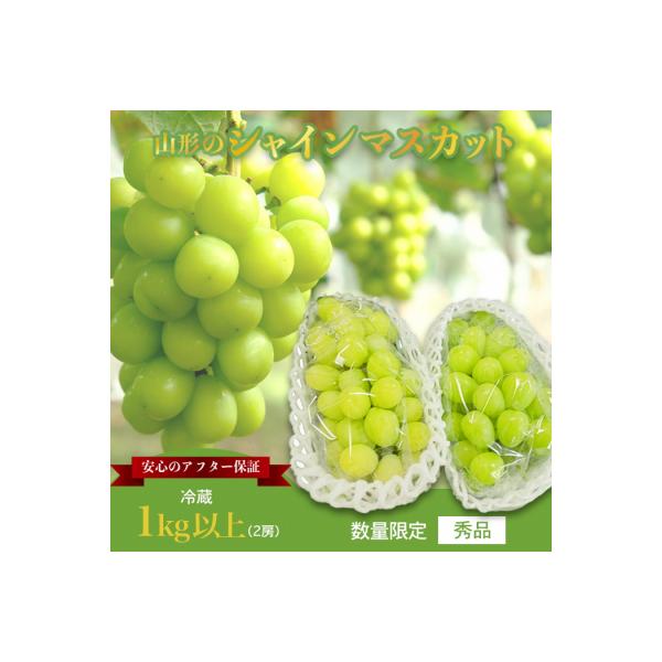 ■お礼品詳細　・容量：2房(1kg以上)　・賞味期限：出荷日より5日程度　・アレルギー：対象となるアレルギー品目はありません　・配送：冷蔵　・協力事業者：長井中央青果　・提供元：長井市■お申し込み・配送・その他　・発送時期：2026年9月上...