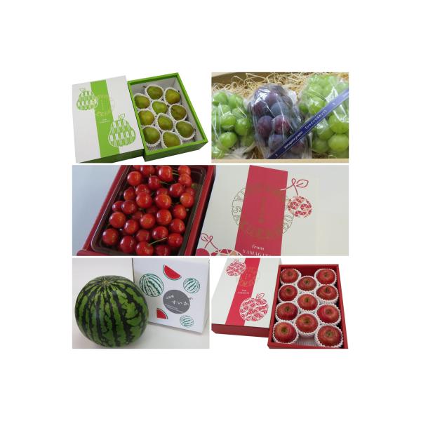 ■お礼品詳細　・容量：佐藤錦500g,すいか8kg,ぶどう2種1kg,ラ・フランス3kg,りんご3kg　・アレルギー：りんご　・配送：常温,冷蔵　・協力事業者：山形青果センター株式会社　・提供元：長井市■お申し込み・配送・その他　・発送時期...