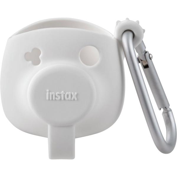 【発売日：2023年10月05日】INSTAX Pal専用のカラビナ付きシリコンケースです。【仕様】カラー：ホワイトサイズ（約）：40mm×40.5mm×40mm（カラビナ除く）重量（約）：12.2g〜12.8g※「INSTAX Pal」本...