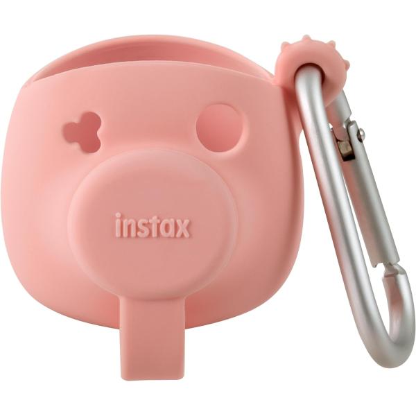 【発売日：2023年10月05日】INSTAX Pal専用のカラビナ付きシリコンケースです。【仕様】カラー：ピンクサイズ（約）：40mm×40.5mm×40mm（カラビナ除く）重量（約）：12.2g〜12.8g※「INSTAX Pal」本体...