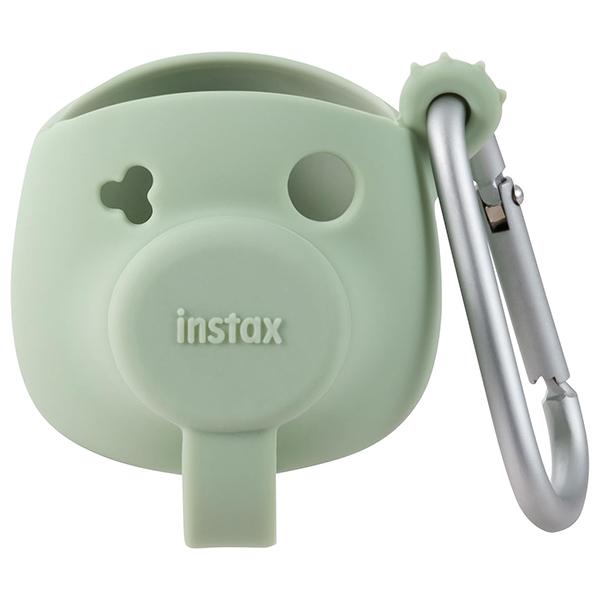 【発売日：2023年10月05日】INSTAX Pal専用のカラビナ付きシリコンケースです。【仕様】カラー：グリーンサイズ（約）：40mm×40.5mm×40mm（カラビナ除く）重量（約）：12.2g〜12.8g※「INSTAX Pal」本...