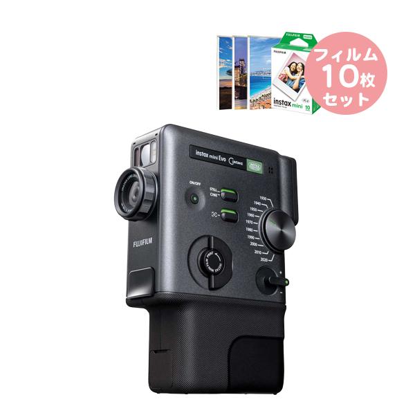 【発売日：2026年01月30日】【本体仕様】シネマティックに時代を超えようハイブリッドインスタントカメラ「instax mini Evo Cinema(TM)」は、思い出を自由にカタチにできる動画・静止画・スマホプリンターの“1台3役”。...