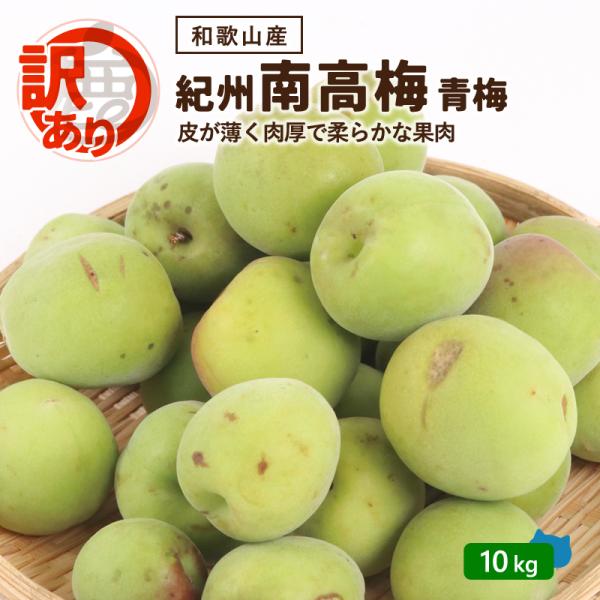 商品名紀州南高梅訳ありズやすれなどあり、サイズにバラつきがあるB級品B級ランクです。キズやニエのある果実や変形の果実を含みます。ご家庭用・徳用品としておすすめです。青梅ですが時期により黄梅を含む場合があります。内容10kg名称／サイズ／産地...