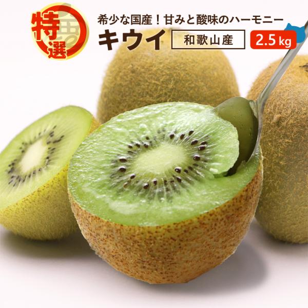 商品名キウイフルーツ特選サイズは混合ですが、平均サイズで見た目のよいものを選別しています。農薬を極力控えているため、見た目は少し悪い場合もありますが、池田鹿蔵農園の中では外観の良いものです。ご贈答用にもどうぞ。内容2.5kg名称／サイズ／産...