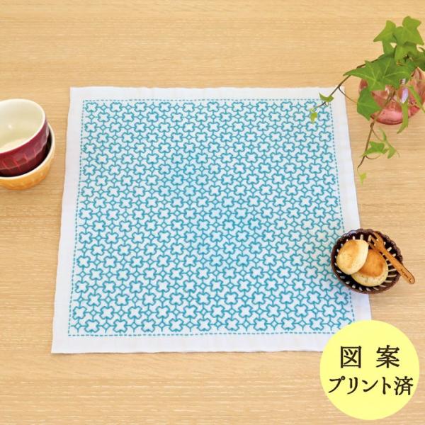 日々の暮らしに、刺し子で彩りを。図案プリント済の刺し子キット オリムパス