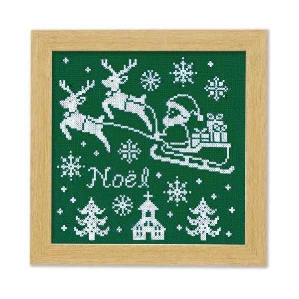 キット クロスステッチ クリスマス サンタクロース