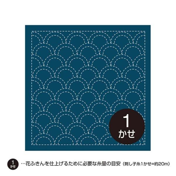 お好きな柄と糸を組み合わせたい方に最適な布パック。図案は布にプリント済み。