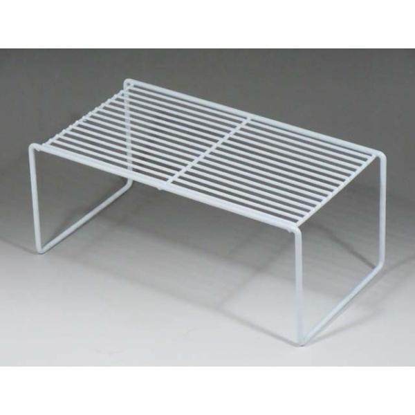 コーティング　ミニシェルフ　Ｌ【サイズ】約(幅)28×(奥)15×(高)12ｃｍ【材　質】スチール／ポリエチレンコーティング【生産国】日本【発送サイズ】小型商品【Ｐｏｉｎｔ】●この字型のメインフレームが一体成型で出来ていますので、とても丈夫...