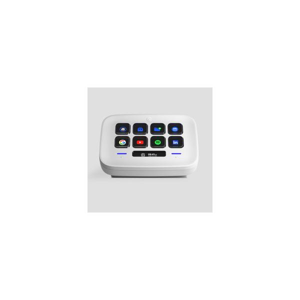 【発売日：2024年04月20日】ワークフローを簡単に。<br>Stream Deck Neoを使って、毎日のいろいろなことをささっと楽しくやりましょう。 8個のキーを自由にカスタマイズして、タスクの自動化やアプリの管理に役立て...