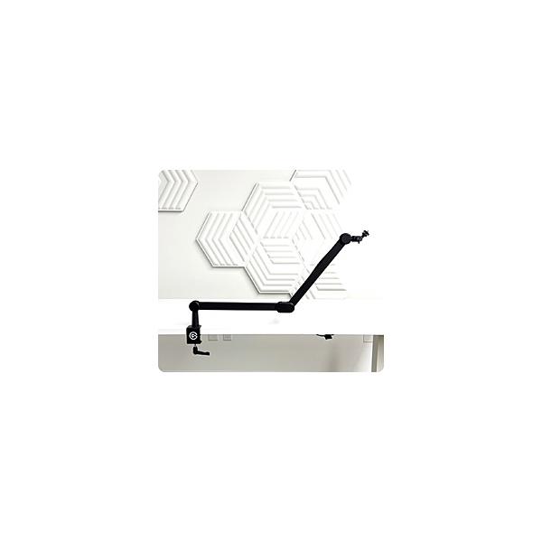 【発売日：2025年10月17日】Wave Mic Armは、マイクを近くに配置しつつ、モニターの上やテーブルの向こうまで自由に届く動きを可能にします。配信やポッドキャストに理想的で、滑らかで静かな動作、スリムな金属製アーム、内蔵ケーブルチ...
