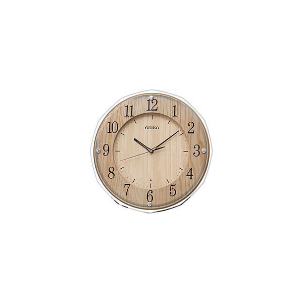 【発売日：2022年01月21日】アクリル素材をカバーに使用した多面カットが煌めく美しいデザインクロック。