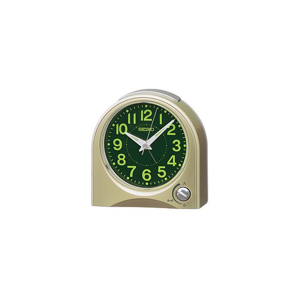 【発売日：2023年01月27日】前面のつまみでアラーム音量の調節ができる、見やすさにこだわった目ざまし時計。