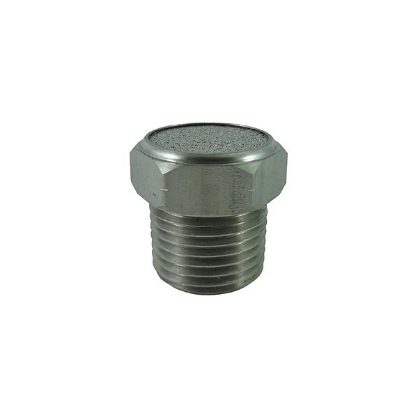 小型バルブやパイロットエアの排気用の省スペースマフラとして最適です。