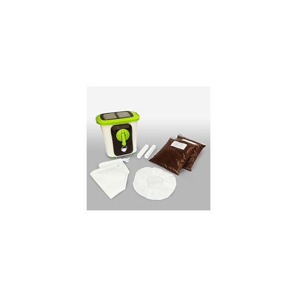 【発売日：2021年12月11日】室内型家庭用生ごみ処理機 エコクリーン 自然にカエルS 基本セット。