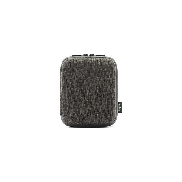 【発売日：2022年11月17日】SQUARE Linkケース（グリーン）プリンター本体とチェキプリントやUSBケーブル等が収納できます。