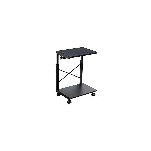 【発売日：2024年11月20日】7段階の高さ調節ができるキャスター付きワゴン<br>既存のデスクをL字デスク化できる天板付き。<br>デスク周りでの使用に限らず、キッチンやリビングでの日常使用でも活躍間違いなし。