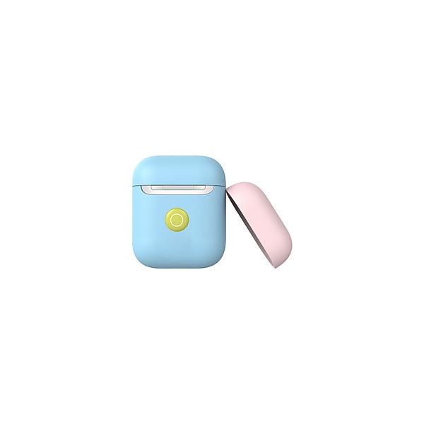 【発売日：2019年07月16日】カラフルな本体用ケース1個と、蓋用キャップが色違いで2個セットのため、気分に合わせてカラーを変えたり楽しめます。予備として取っておいても便利です。AirPodsの綺麗な表面を傷などから防ぎ、手に馴染むシリコ...