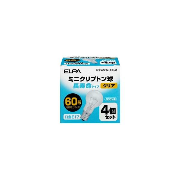 価格.com - 朝日電器 エルパ 長寿命ミニクリプトン球 EKP100V54LW (C) 4P (電球・蛍光灯) 価格比較