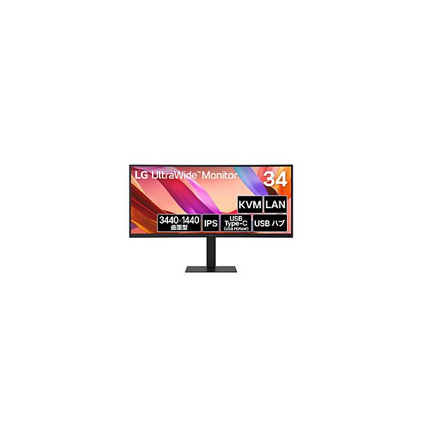 【発売日：2025年10月23日】LG UltraWide Monitor Curved 画面が広がる、世界が広がる 34U650A-B