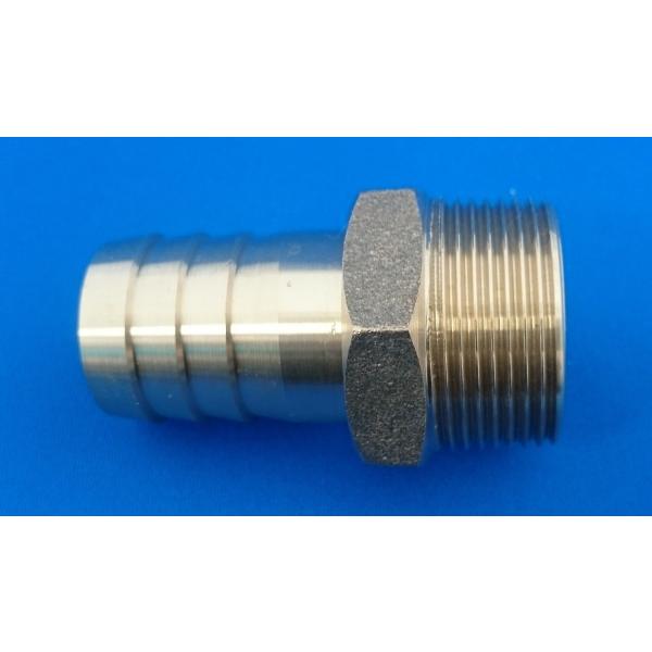 黄銅製ではなく耐食性が非常に高い高級素材砲金性ですネジサイズ：R2"(呼び50ミリ・50A配管用ネジに適合)■タケノコ外径：ホース内径50ミリ（２インチ）に使用できます。