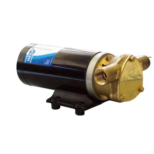 本体はブロンズ製の、大流量、連続運転可能な実用インペラーポンプです。多少の固形物なら輸送でき、ビルジ、クーリングにもお使いいただけます。■流量：44L/ 分■自吸2.4m■揚程3m■フレキシブルインペラーポンプ■サイズ：L:220×W:12...