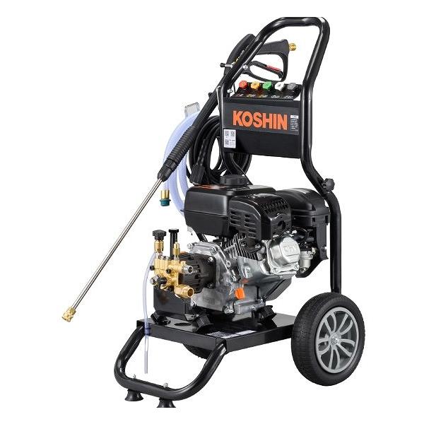 5.6馬力エンジン搭載なのに圧倒的なコストパフォーマンスを発揮!1.水道圧の約85倍の高圧力 17MPa2.用途によって噴射角度を選択できる5種類のノズル付き3.水道直結&amp;自吸可能で水源が無い場所でも使用可能※北海道・沖縄・離島は別...